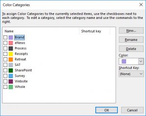 Be more productive using Outlook's Color Categories
