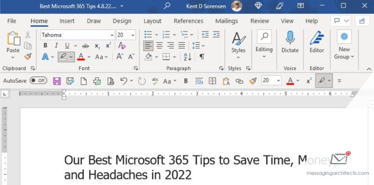 Best Microsoft 365 Tips to Save Time, Money and Headaches