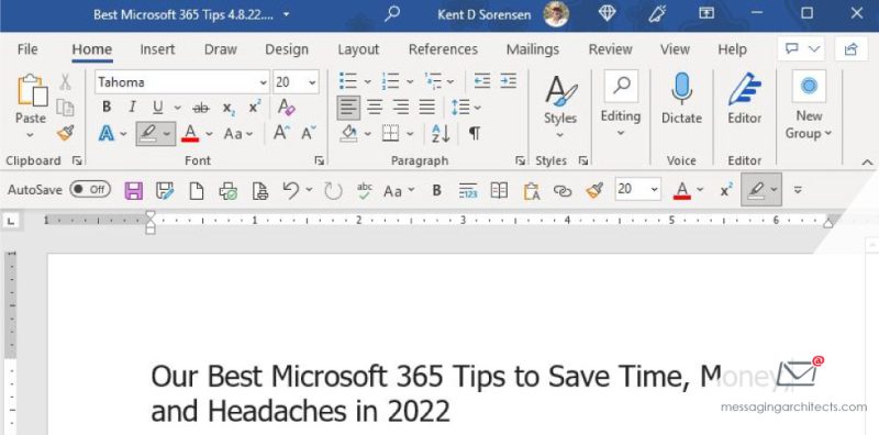 Best Microsoft 365 Tips to Save Time, Money and Headaches